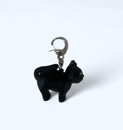 Kikkerland Black Cat LED Keyring Light Up Eyes Meowing Sound Key Chain ...