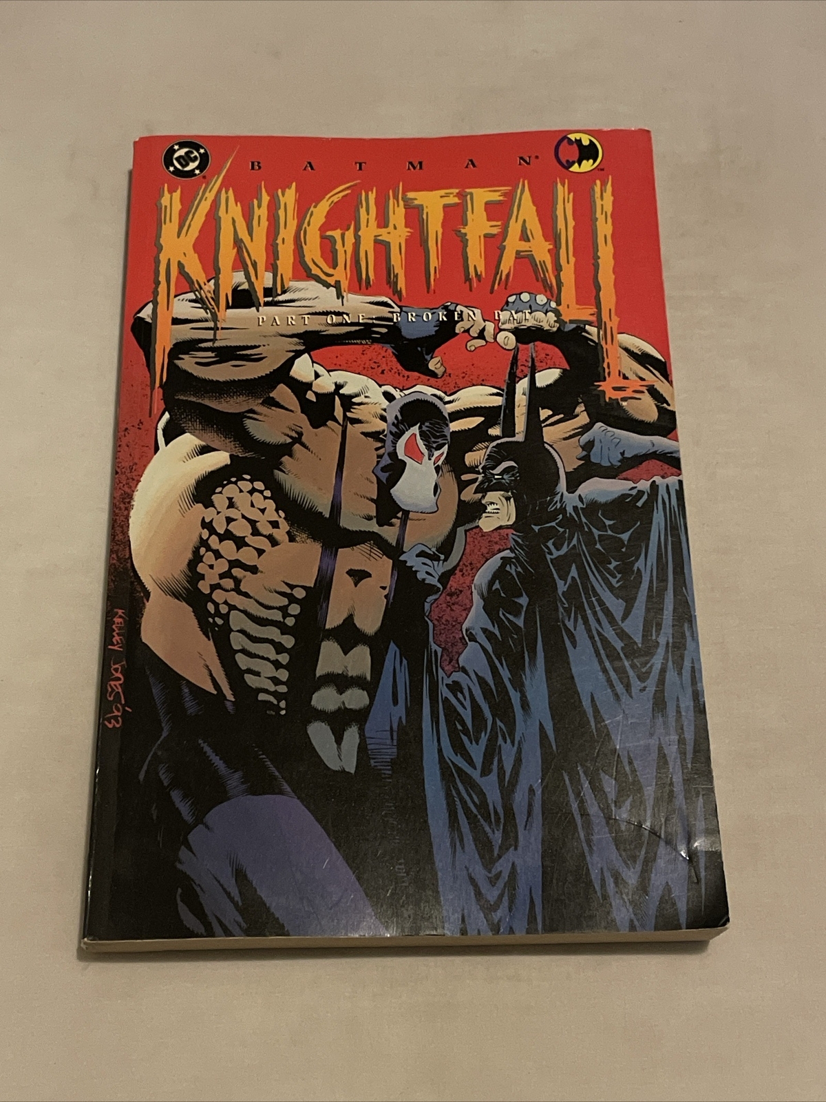 Batman Knightfall Part One Broken Bat 1st Print DC Comics Trade ...