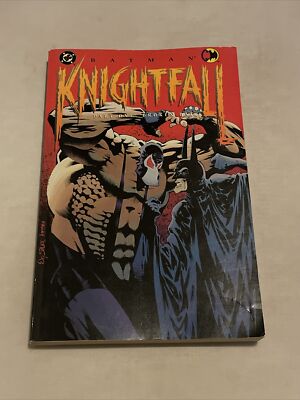 Batman Knightfall Part One Broken Bat 1st Print DC Comics Trade ...