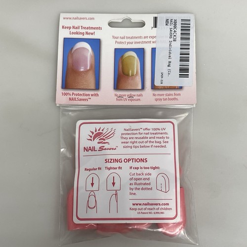 NAIL SAVERS Protect Nails from Tanning Reusable Made In USA One Size ...