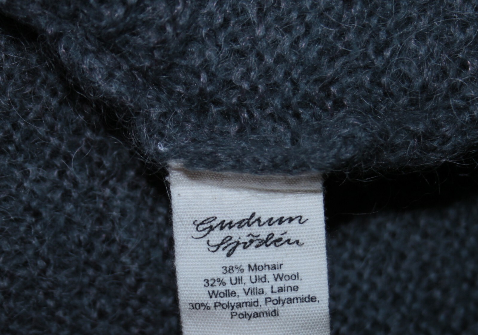 Gudrun Sjoden womens mohair wool robe cardigan jumper Size XXL | eBay