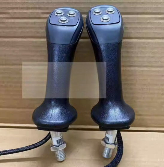1pc Excavator harvester modification Metal 4 button joystick handle new ...