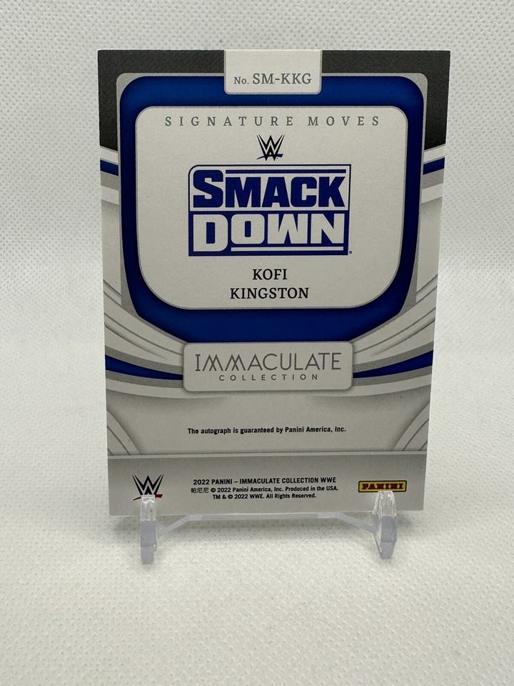 2022 Panini WWE Immaculate Kofi Kingston Signature Moves Auto /49 | eBay