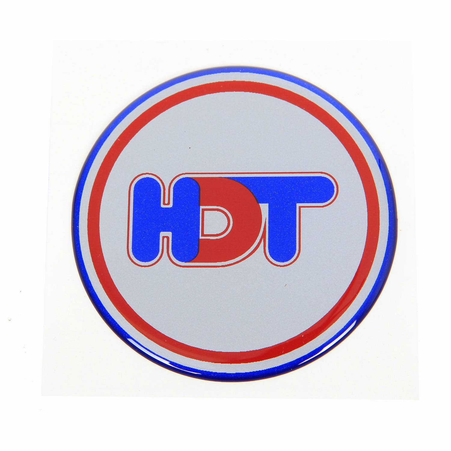 GENUINE HDT VR – VT 60mm BONNET BADGE – RED/BLUE FOR HOLDEN COMMODORE ...