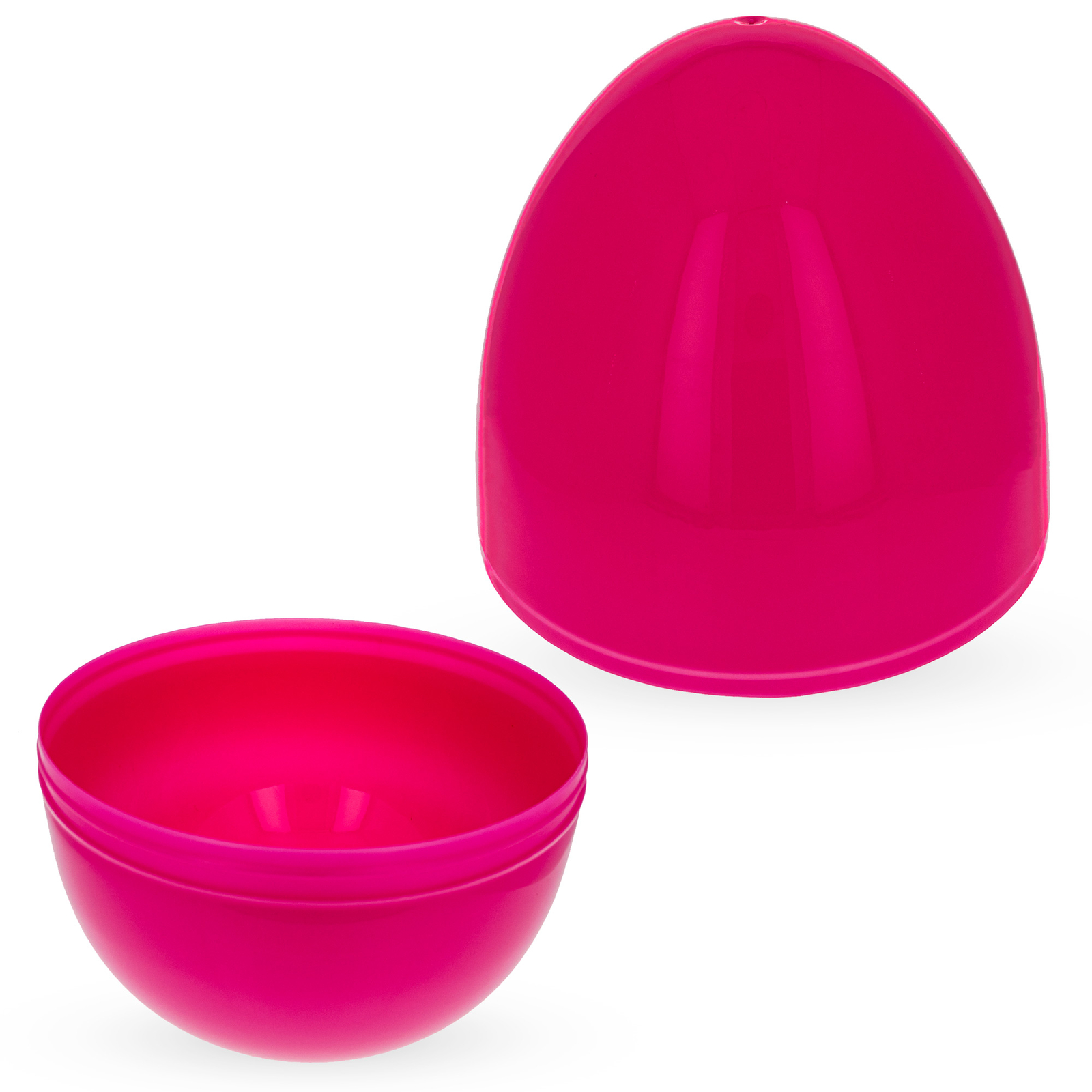 Set of 2 Pink And Blue Giant Jumbo Size Fillable Plastic Easter Eggs 10 ...