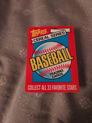 ⚾️1984 Topps Cereal Series ---MINT CONDITION | eBay