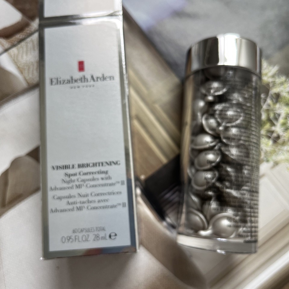 Elizabeth Arden Visible Brightening spot correcting 60 Night Caps NIB ...
