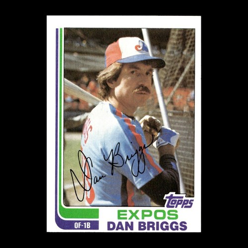 Dan Briggs 1982 Topps Montreal Expos #102 R313A 54 | eBay