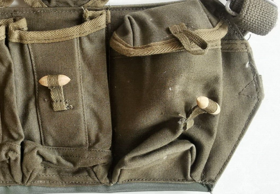 Surplus Original Chinese Army Type 63 Chest Rig Bandolier Ammo Pouch ...