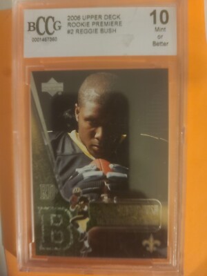 Reggie Bush 2006 Upperdeck Rookie Premier BCCG 10 | eBay