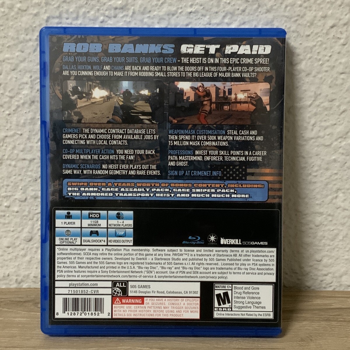 Buy Payday 2 Crimewave Edition The Master Plan