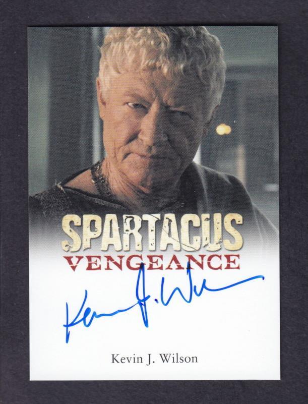 AUTO / AUTOGRAPH KEVIN J. WILSON AS ALBINIUS IN SPARTACUS VENGEANCE | eBay