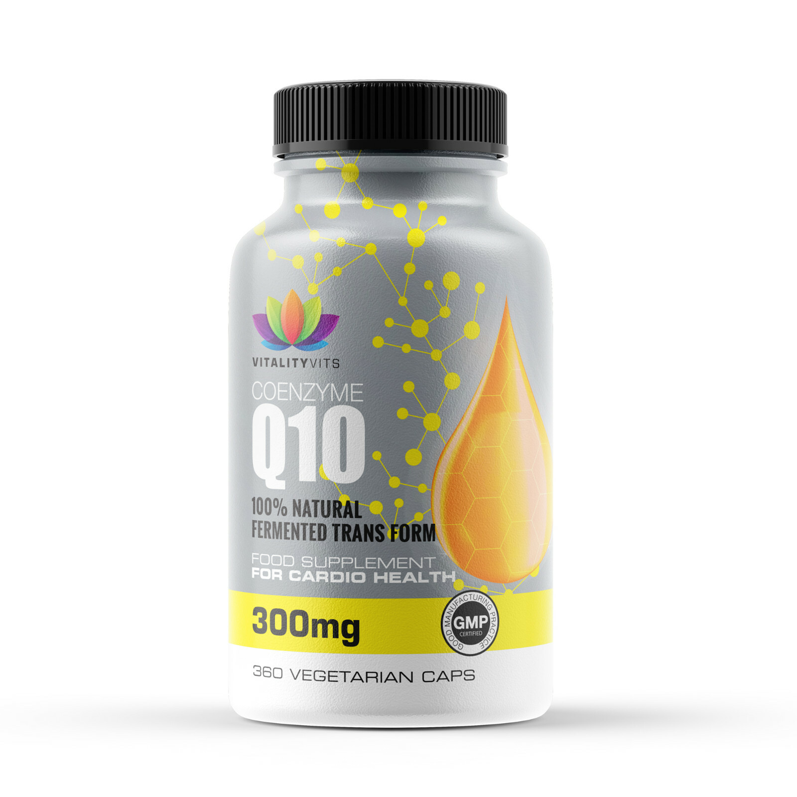 Co Enzyme Q10 CoQ10 300mg - High Absorption Antioxidant - Heart, Energy ...