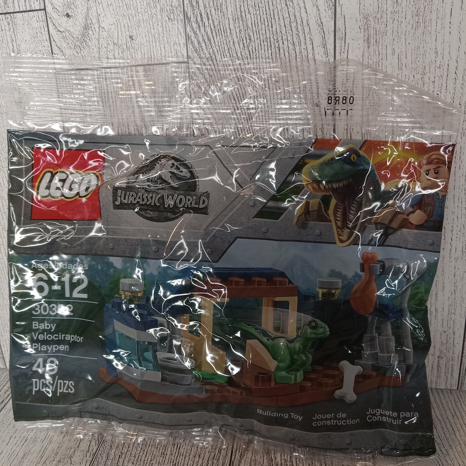 LEGO Jurassic World Baby Velociraptor Playpen Set #30382 New Sealed Bag ...