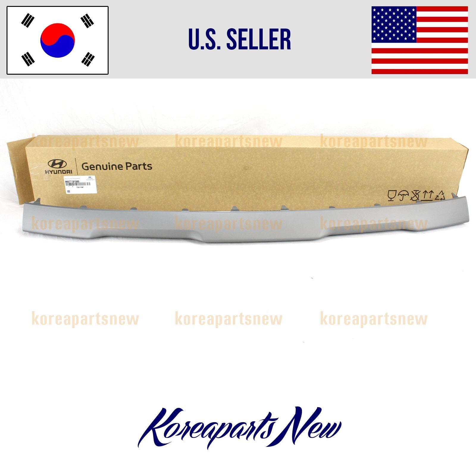 FRONT Bumper Skid Plate Deflector GRAY 86577S1500 ⭐GENUINE⭐ Santa Fe ...