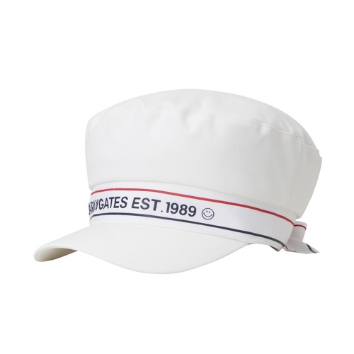 Genuine PEARLY GATES GOLF Womens Ribbon Detachable Logo Line Newsboy ...