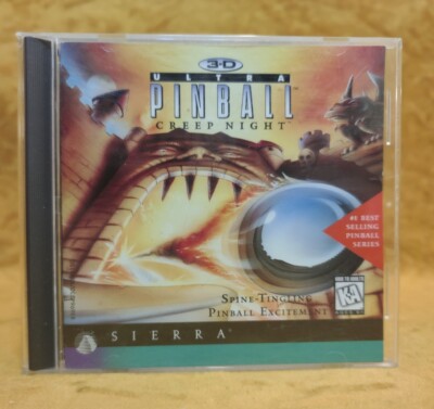 3D Ultra Pinball Creep Night Computer Game PC CD-ROM Windows 95 Windows ...