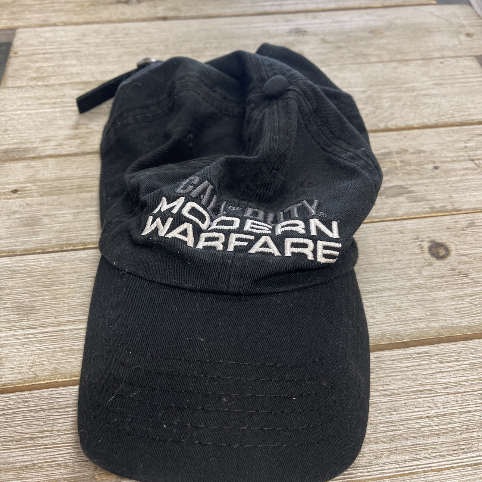 Call of Duty Modern Warfare Hat Cap Black Embroidered… - Gem