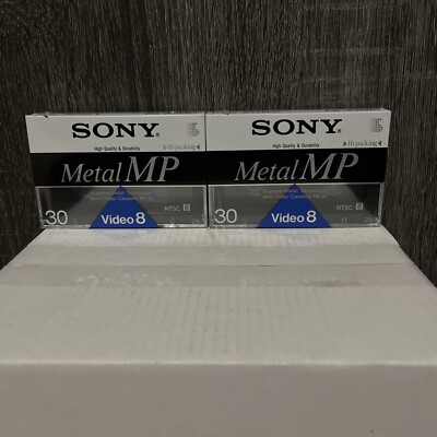 2 Sony Video 8 Metal MP P6-30MP NTSC8 Video Cassette | eBay