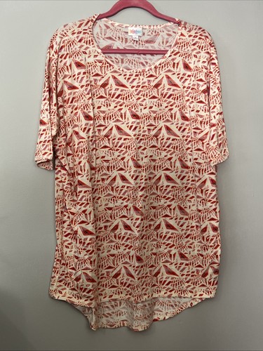 LuLaRoe IRMA Geometric Short Sleeve Hi-low Top Size M 25-1041 | eBay