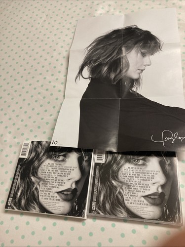 Taylor Swift Reputation (CD, 2017) Complete W/ Slip Case & 2 Sided ...
