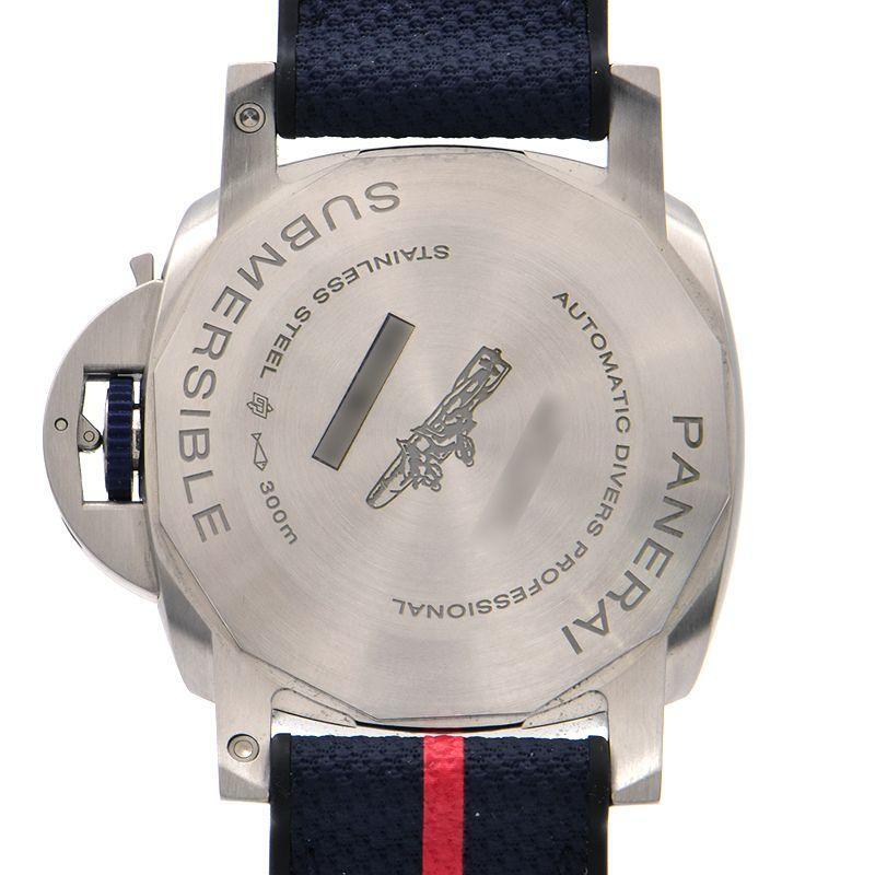 PANERAI Men's Submersible Quarantaquattro Luna Rossa PAM01391 Automatic ...