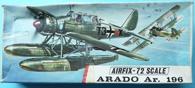 AIRFIX - MODEL - AIRCRAFT - ARADO AR.196 - 72 SCALE KIT - SERIES 2 ...