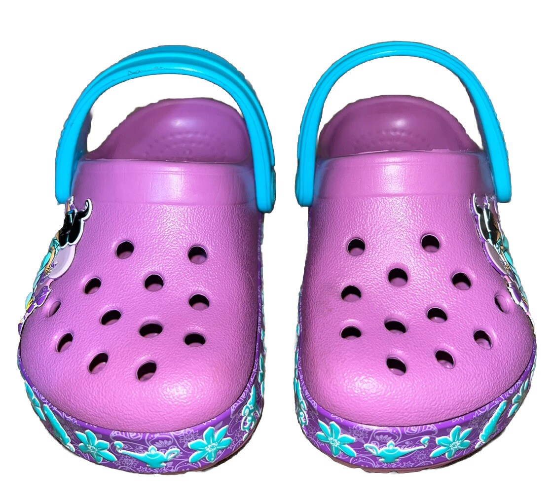 New Crocs Disney Princess Jasmine Aladdin Fun Lab Purple New Crocs Disney Princess Jasmine Aladdin Fun Lab Purple