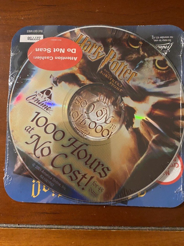 Vintage Harry Potter AOL Promo Disc Sealed Y2K | eBay