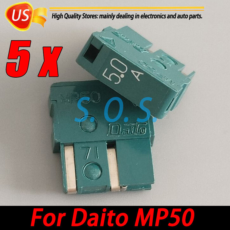 New Replacement For Daito Alarm Fuse MP50 5A 125V FANUC Fuses * 5PCS | eBay