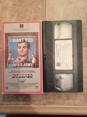 Stripes (VHS, 1997) Bill Murray, Harold Ramis, John Candy, Comedy ...
