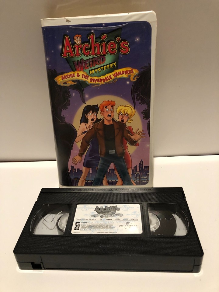 Archie's Weird Mysteries,Archie & the Riverdale vampires, VHS format | eBay