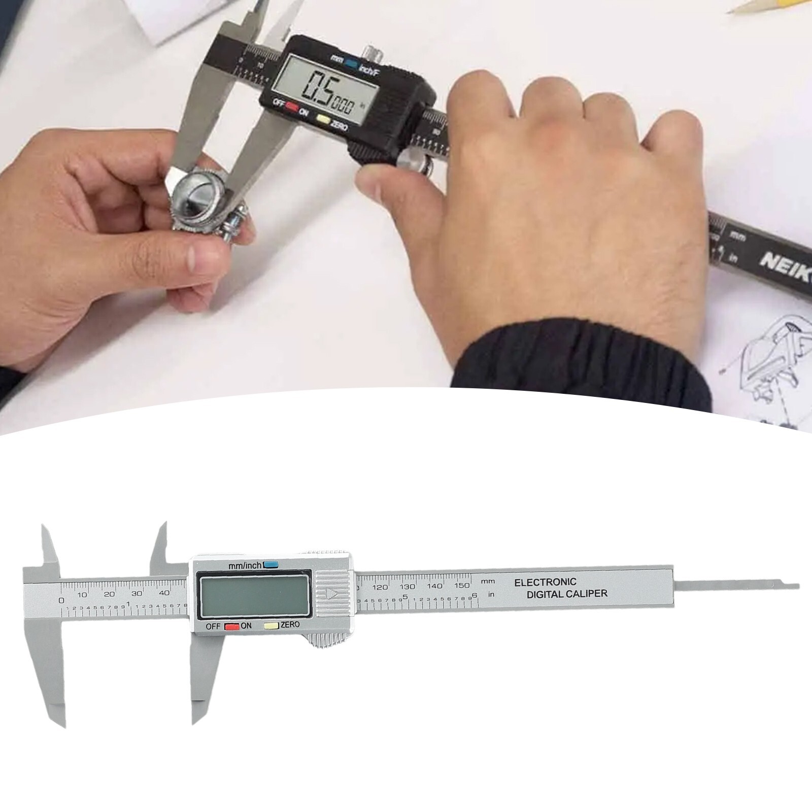Durable and Lightweight Digital Caliper for Engineering Operations ...