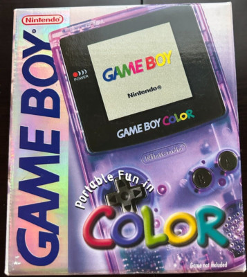 Nintendo Game Boy Color Atomic Purple Complete In Box CIB | eBay