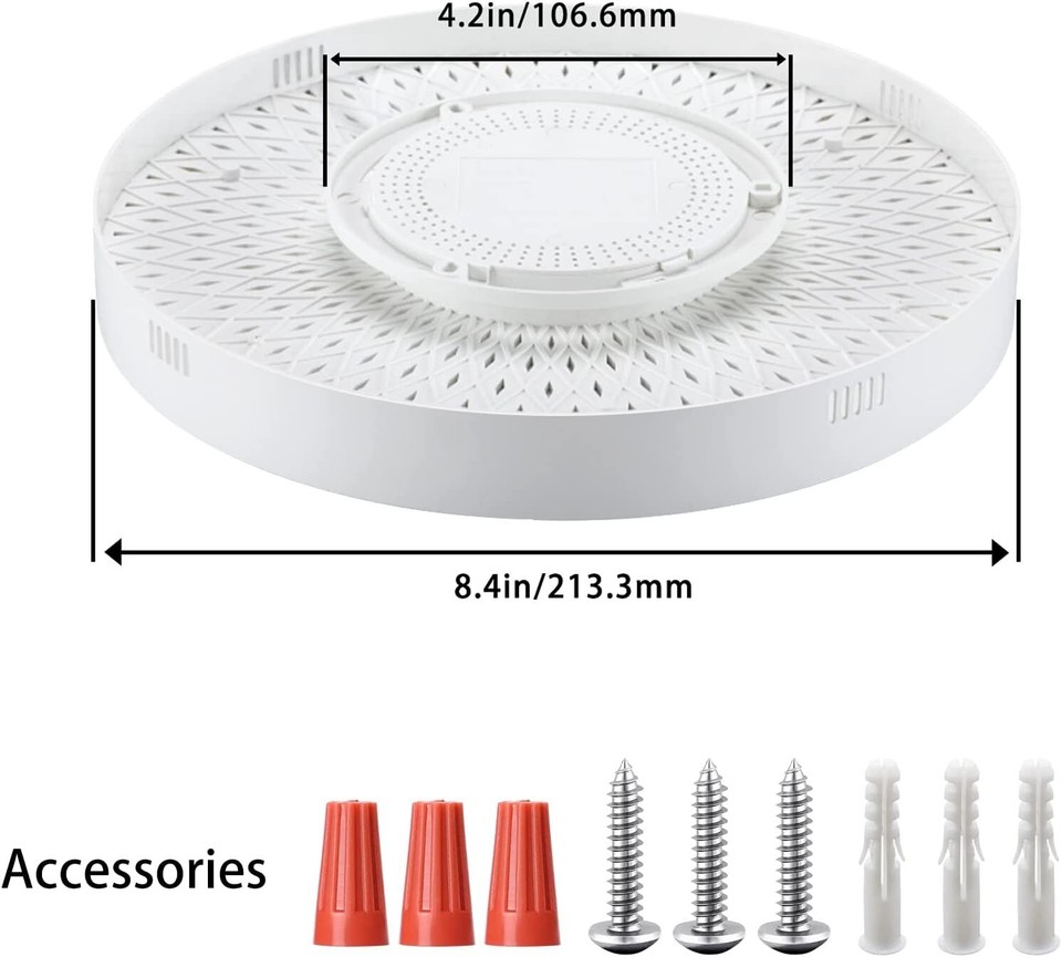 🔥 LED Flush Mount Ceiling Light 8.4 Inch Round Ceiling Light 3000K Warm ...