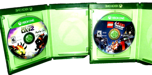 XBOX ONE 2 GAMES THE LEGO MOVIE VIDEO GAME & PLANTS VS ZOMBIES GW2 DISC ...