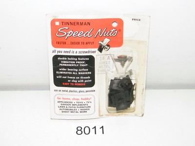 Flat Speed Nuts #14 For Sheet Metal Screws Quantity 12 Tinnerman | eBay