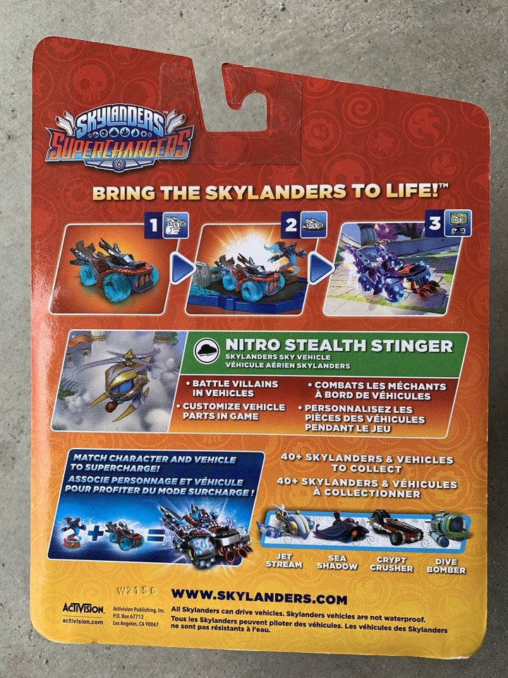 Target Exclusive * NITRO STEALTH STINGER * Skylanders Superchargers | eBay