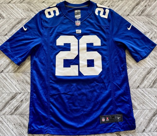New York Giants Jersey Saquon Barkley Nike Mens Medium On Field NFL ...