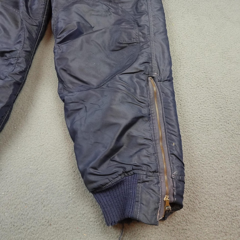 Vintage USAF F-1A Air Crew Heavy Flight Pants Mens 38 Navy Blue ...