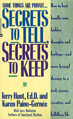 Secrets to Tell, Secrets to Keep by Larry Rothstein, Terry Hunt Ed D ...