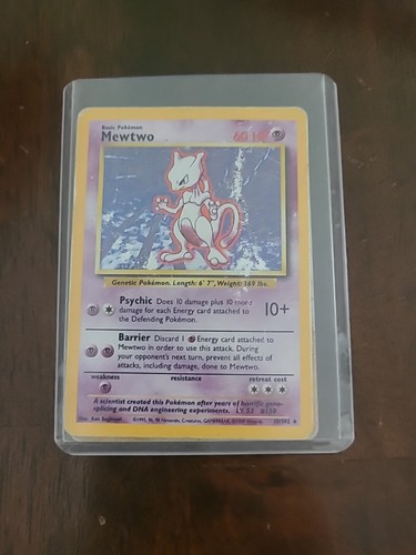 1995 Mewtwo Holo 10/102 Pokemon Card | eBay