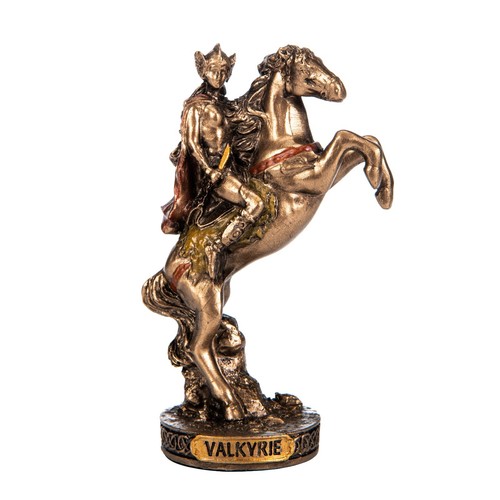 Valkyrie Scandinavian Goddess Resin Hand Painted Bronze Miniature ...