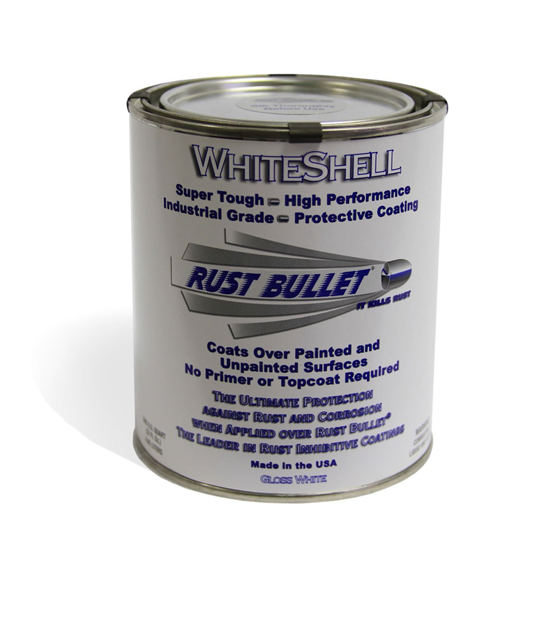 Rust Bullet WhiteShell Gloss White Rust Preventative Protective Coating ...