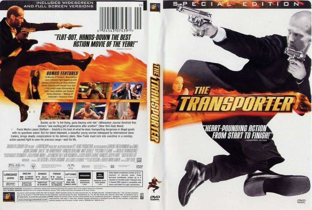Transporter 1 Dvd Cover
