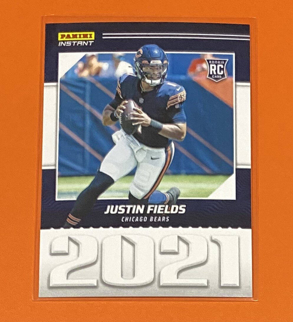 2021 Panini Instant Justin Fields Rookie Card YEAR ONE 1/1269 SP Bears ...