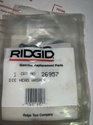 Ridgid 26957 Replacement Die Head Lever Washer for Threading Machine ...