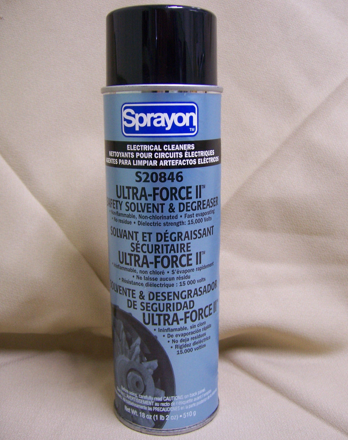 Sprayon S20846 Ultra-ForceII Safety Solvent Degreaser Electrical ...