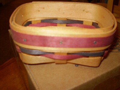 Handmade Royce Craft Basket 5in long,3 in deep) | eBay