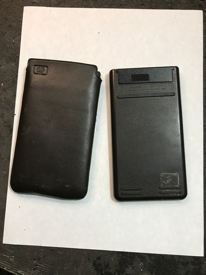 Hewlett Packard HP 42S Handheld RPN Scientific Calculator / Leather ...